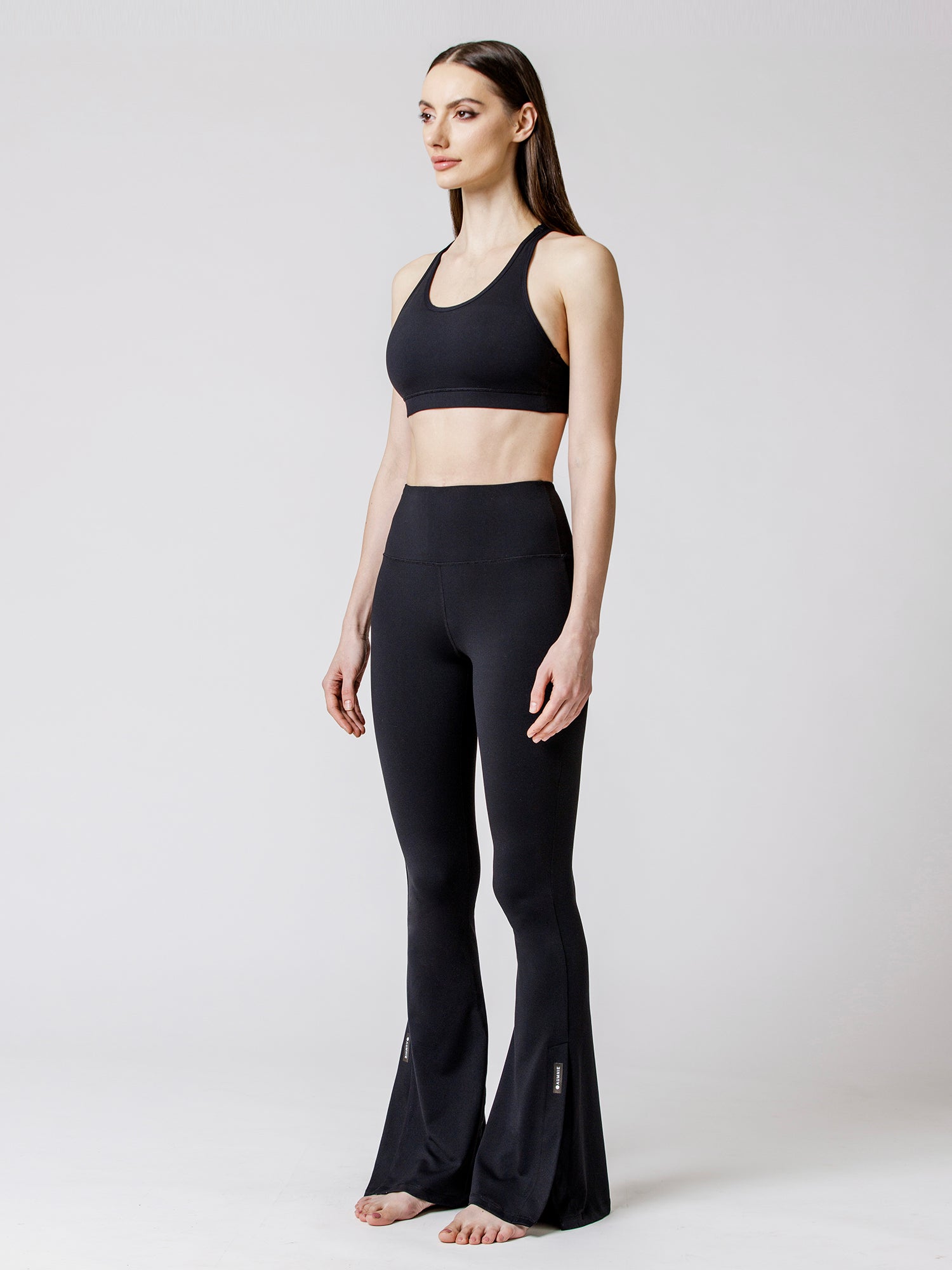 ANGLE BRA, BLACK/BLACK MESH – AUMNIE JAPAN